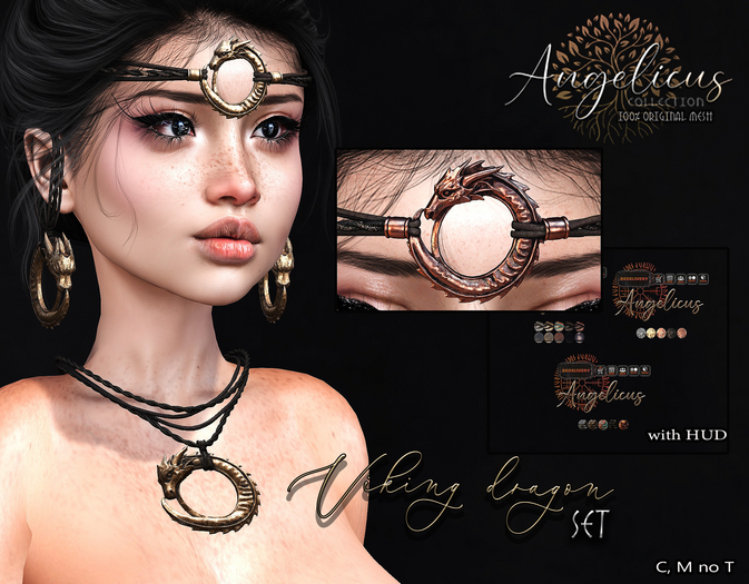 Second Life Marketplace - .AngelicUs. Viking Dragon set